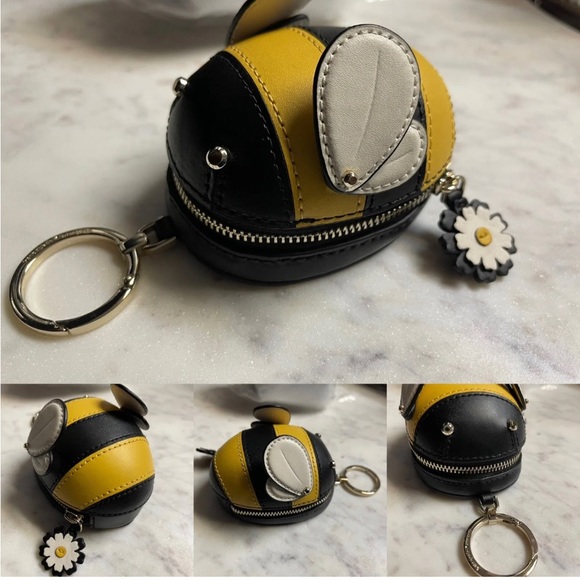 kate spade | Bags | Kate Spade Adorable Honey Bee Coin Purse Keychain ...